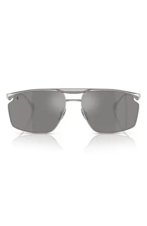 SCUDERIA FERRARI 61mm Irregular Sunglasses