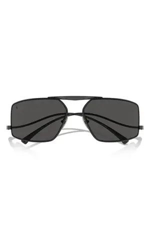 SCUDERIA FERRARI Oversized Rectangular Sunglasses - Black/grey