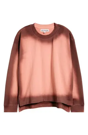 CITY BLUES Spot Dye Terry Sweatshirt - Blush