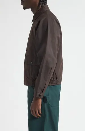 BODE Waxed Cotton Coach's Jacket - Brown