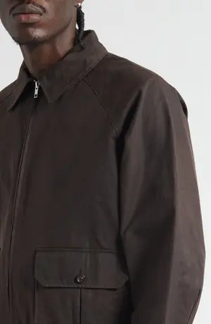 BODE Waxed Cotton Coach's Jacket - Brown