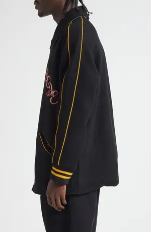 BODE Monogram Snap Reversible Jacket - Black Multi