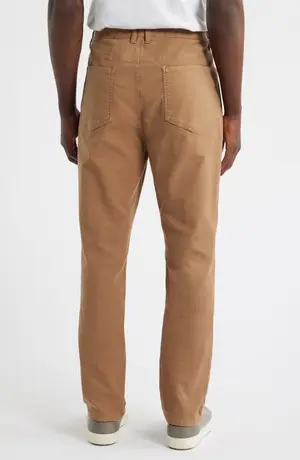 Johnston & Murphy Xc Flex Stretch Five-pocket Pants - Camel