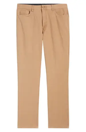 Johnston & Murphy Xc Flex Stretch Five-pocket Pants - Camel