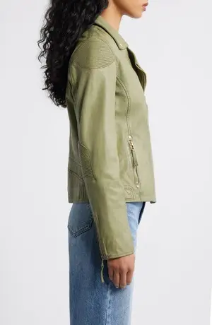 Mauritius Leather Moto Jacket