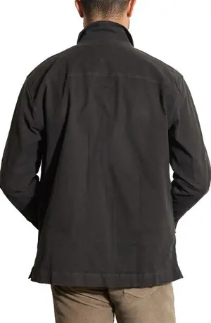 ROAN Odessa Mid Century Cotton Stretch Twill Shirt Jacket
