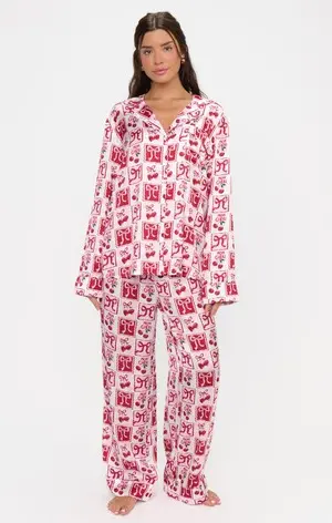 Show Me Your Mumu Classic Pj Set - Mon Cheri Silky