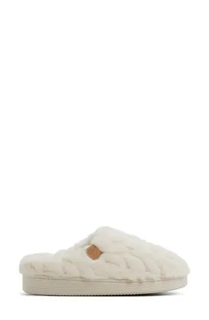 Roxy Bae Faux Fur Slipper