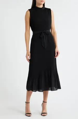 Sam Edelman Pleated A-line Midi Dress