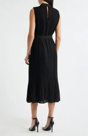 Sam Edelman Pleated A-line Midi Dress
