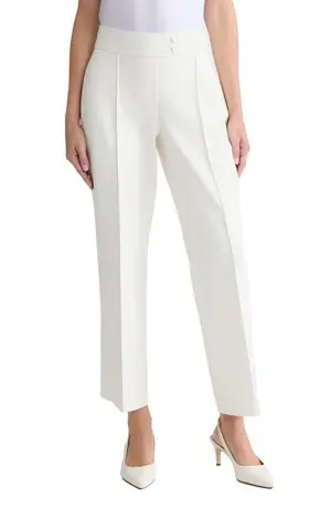 Jones New York Straight-leg Pintuck Trousers