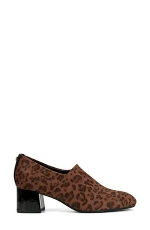 Easy Spirit Denisa Block Heel Pumps - Medium Brown