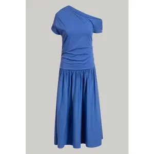 Merlette Lilou Tea Length Dress - Azure