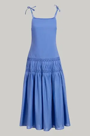 Merlette Layal Midi Dress - Azure