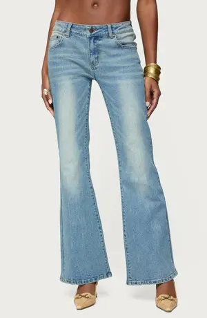 Women's Low-Rise Flare Jeans