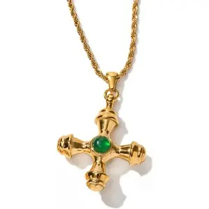 MACRAE & CO. Macie Pendant Necklace - Green