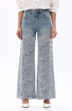 Bayeas Faded Jeans For Women