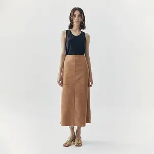 ATS Fern Suede Midi Skirt