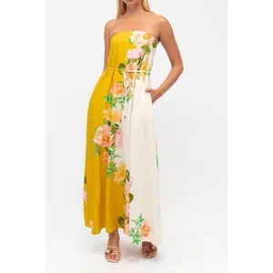 WHITE CLOSET Botanical Bliss Maxi Dress