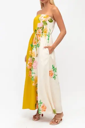 WHITE CLOSET Botanical Bliss Maxi Dress