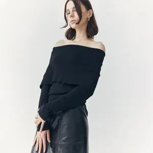ATS Sia Off-shoulder Knit Top