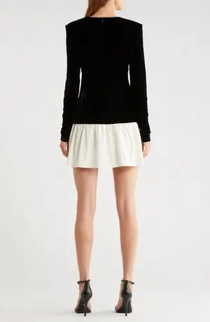 WAYF Long-sleeve Mini Dress