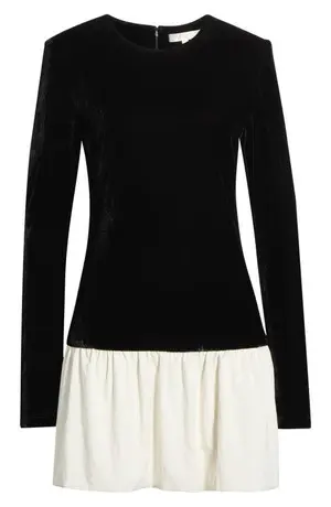 WAYF Long-sleeve Mini Dress