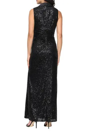 Alex Evenings Sequin Embellished Evening Gown