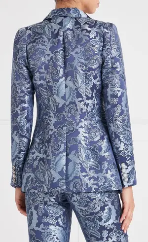TEMPERLEY LONDON Francis Floral Jacquard Blazer