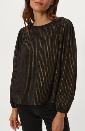 Michael Stars Dolly Metallic Stripe Top