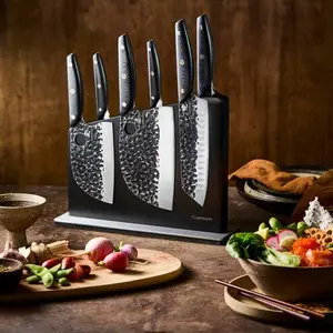 CUISINE::PRO Kuroi Kiba 7-piece Knife Block