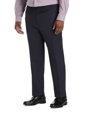 JV REFLEX Big & Tall Check Suit Pants