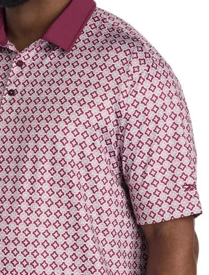 REEBOK Big & Tall Mosaic Tile Performance Polo Shirt