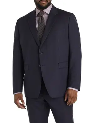 JV REFLEX Big & Tall Graph Check Suit Jacket