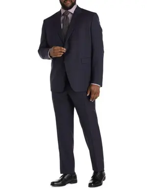 JV REFLEX Big & Tall Graph Check Suit Jacket
