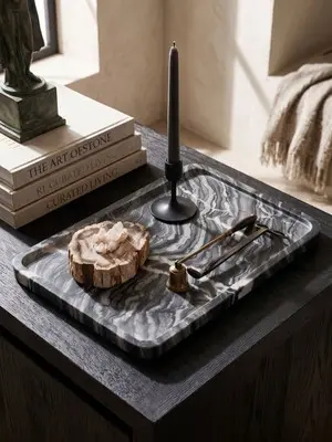 GAURI KOHLI Frontier Marble Tray