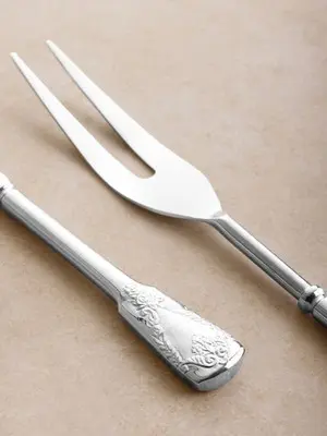 GAURI KOHLI Bolivia Carving Knife & Meat Fork Set