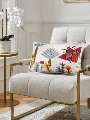 GAURI KOHLI Gudva Throw Pillow Cover