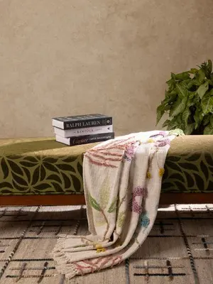 GAURI KOHLI Bahara Throw Blanket 50"x60