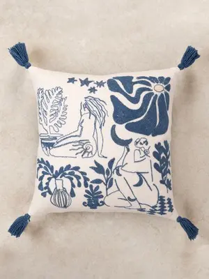 GAURI KOHLI Sialkot Throw Pillow Cover