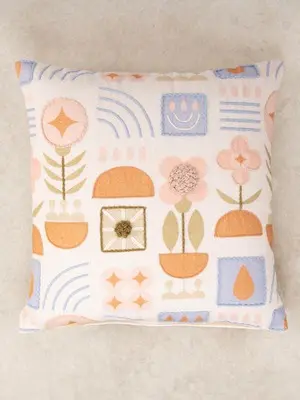 GAURI KOHLI Junia Throw Pillow Cover - Multicolored