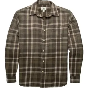 SURFSIDE SUPPLY CO. Brian Ombre Plaid Shirt Aqua Combo