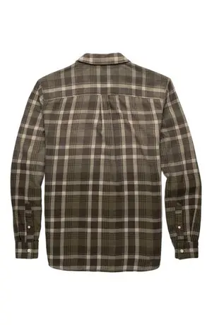 SURFSIDE SUPPLY CO. Brian Ombre Plaid Shirt - Green Combo