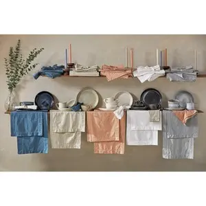TAG Bcotton Slub Tablecloth For Dining And Events Everyday Use