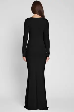 LEAU Knot Maxi Dress - Black