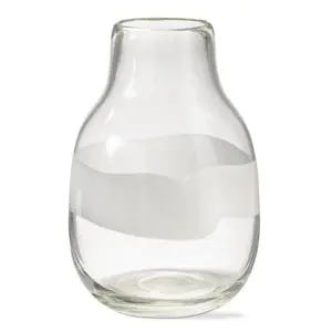 TAG Headlands Large Decorative Vase Multi Glass Perfect Use - White