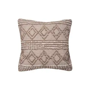 CAROL & FRANK Trinity Throw Pillow - Brown