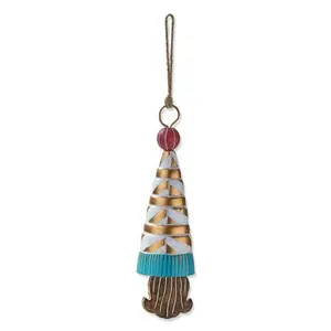 TAG Gnomie Hans Decorative Bell Holiday Decor Multicolor Iron - Multicolored