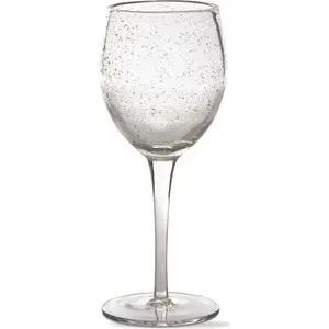 TAG Bubble Tall Wine Glass Drinkware For Everyday Use - Clear