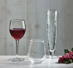 TAG Bubble Tall Wine Glass Drinkware For Everyday Use